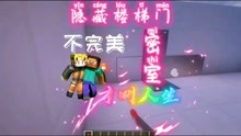 我的世界:隐藏楼梯门,可以当密室哦,建议反复观看加学习!