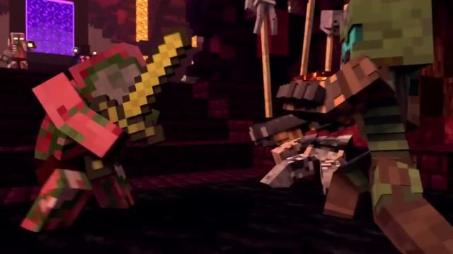 我的世界MC动画:下界之战