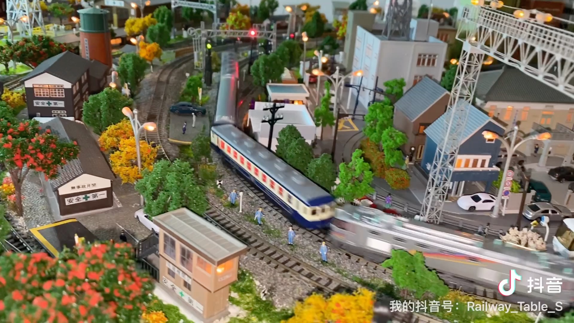 开始试跑N车-基本完工的1:150铁道沙盘模型