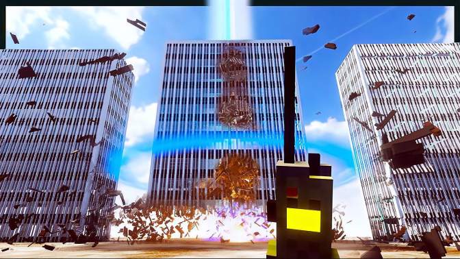 拆家模拟器:迷你城市被我几分钟炸没了