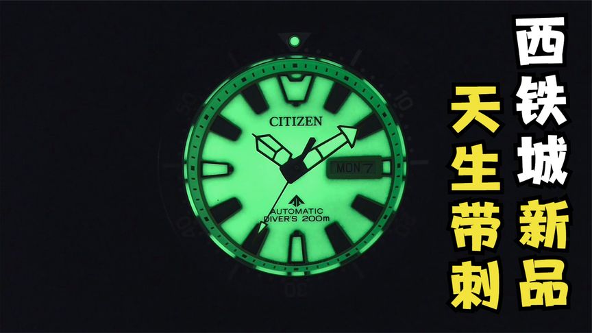西铁城全新推出PROMASTER系列潜水机械河豚款腕表