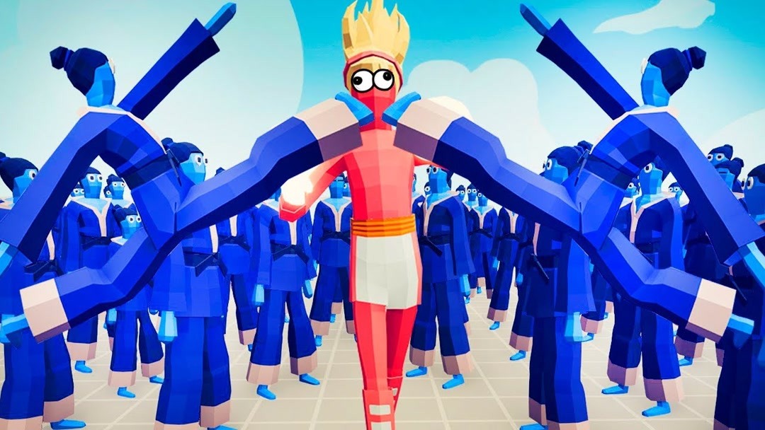 全面战争模拟器 百位跆拳道手群殴围攻别人实在是太容易了