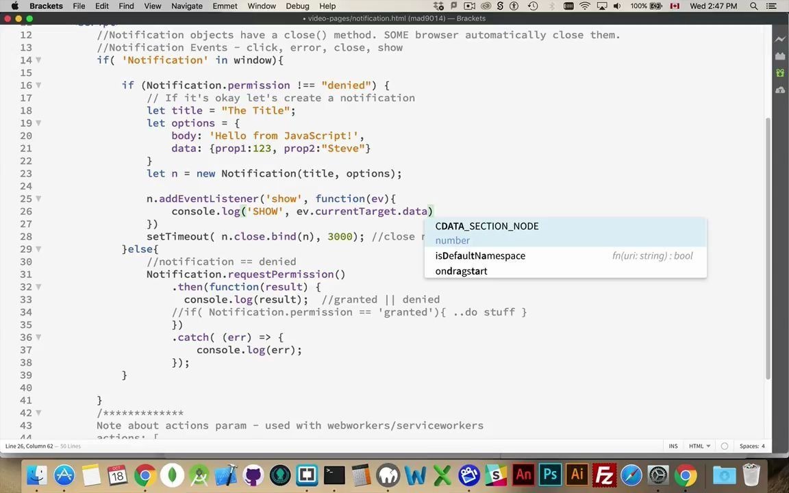 HTML API