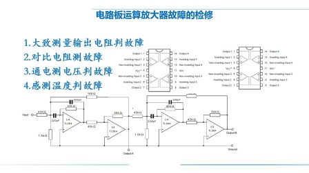 自动化维修培训学校:比较器和运算放大器芯片的检测方法