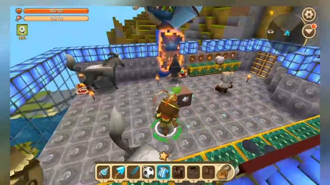 迷你世界【木鱼和小铃铛】生存大冒险:生存7万天地图产生异变,