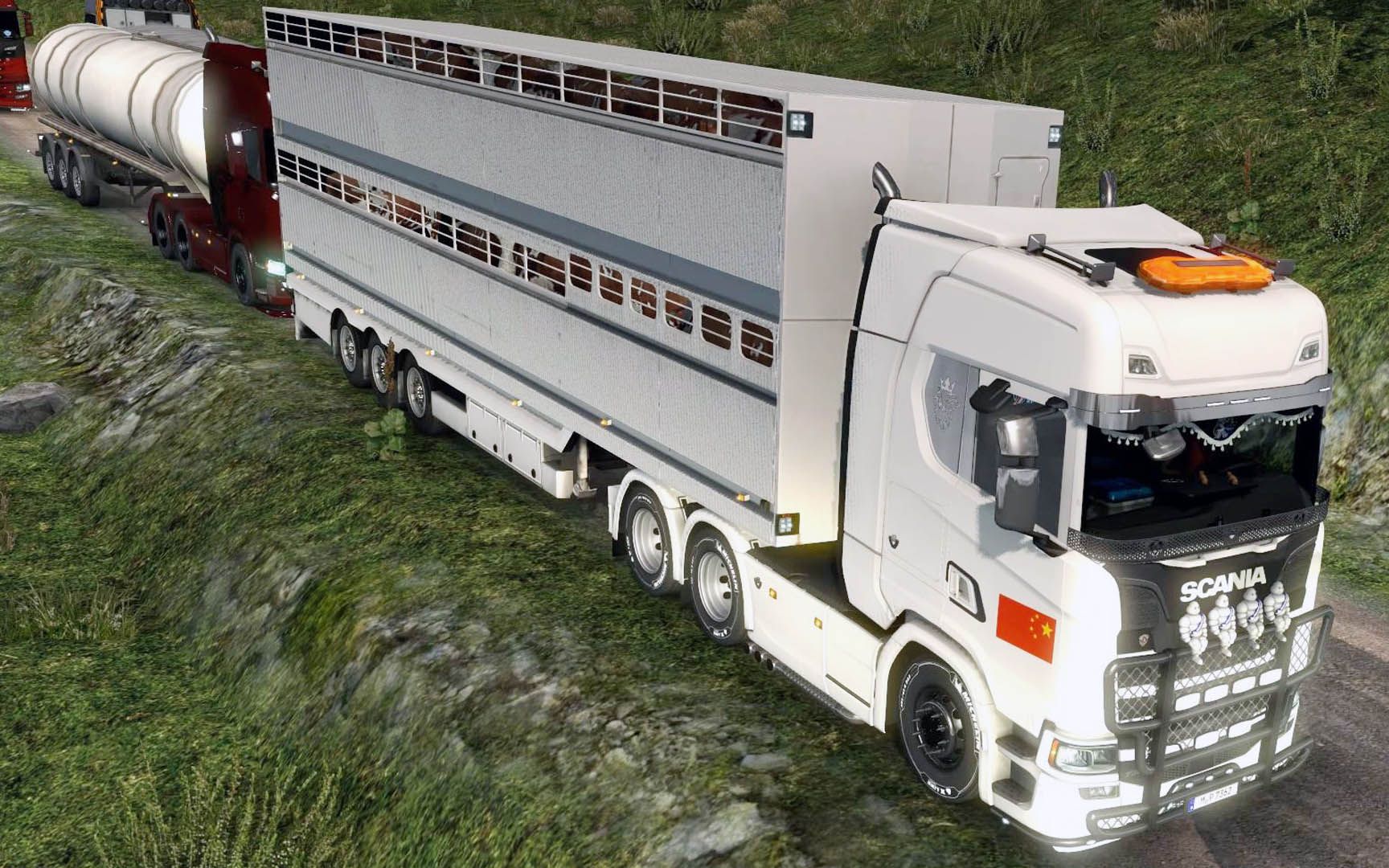 4K【欧洲卡车模拟2】堵车模拟器 堵到最后被迫下线