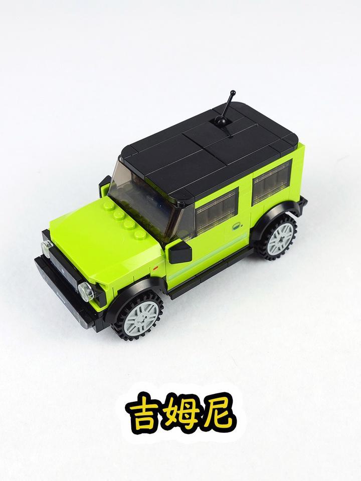 开箱咔搭积木的吉姆尼越野车,你觉得够还原吗?#积木