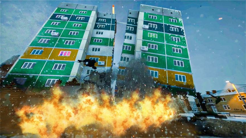 拆家模拟器:我把俄罗斯小镇的豪宅送上了天