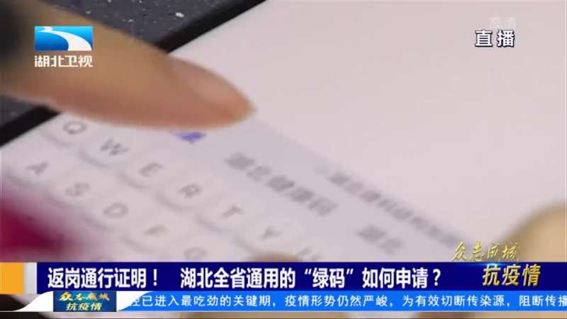 返岗通行证明!湖北全省通用的“绿码”如何申请?