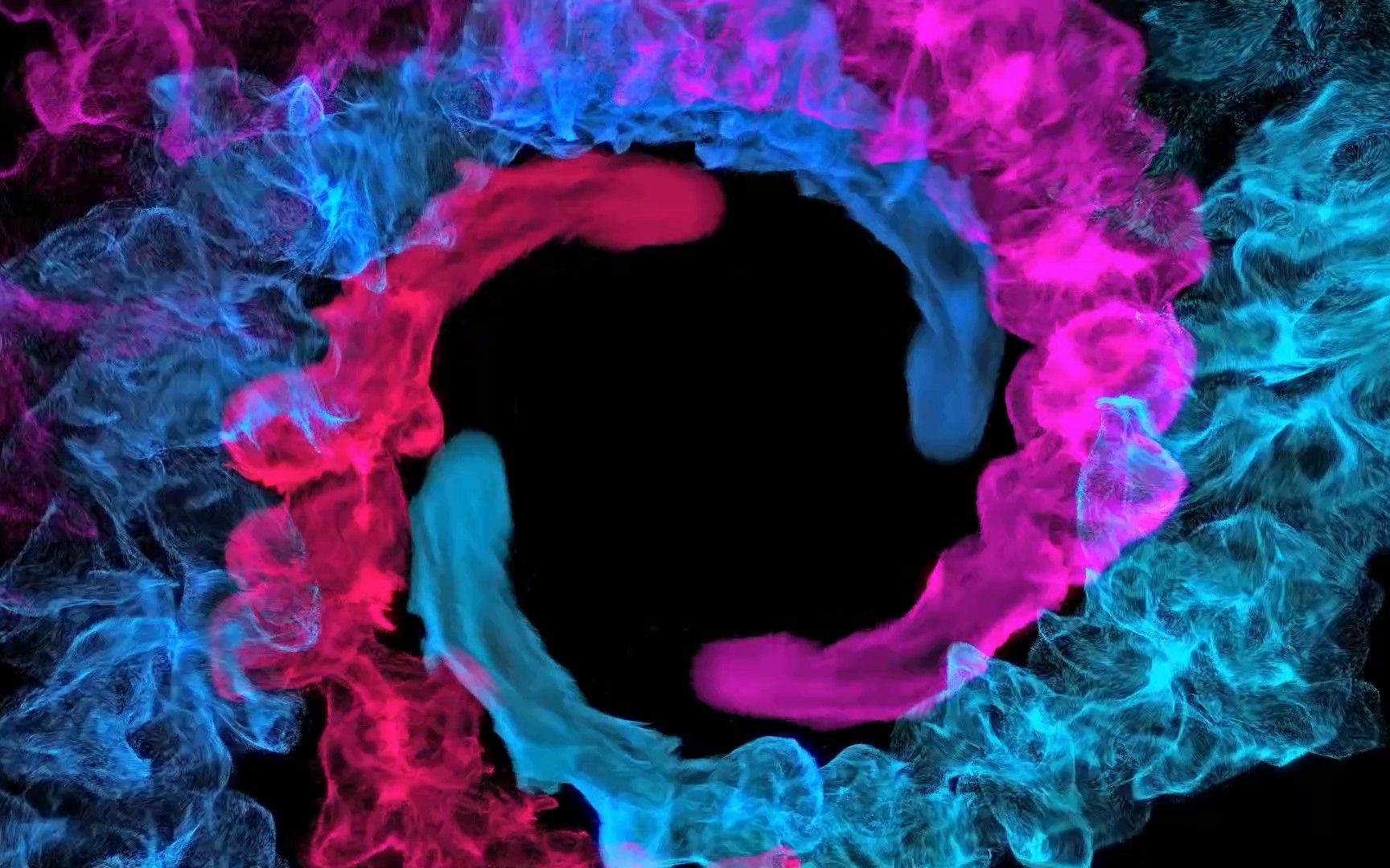 MBPT-53 会声会影X6彩色水墨旋涡开场宣传片头模板 黑