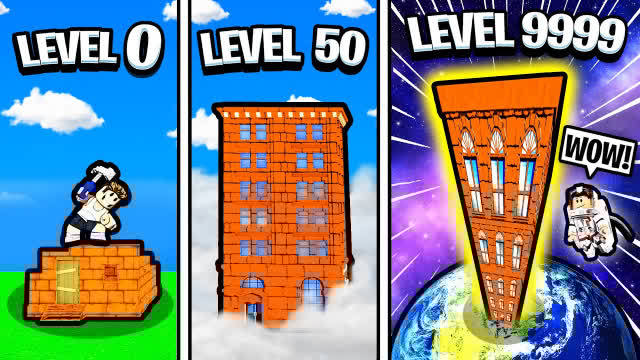 Roblox盖楼模拟器:乐高欢乐盖大楼!小格解说