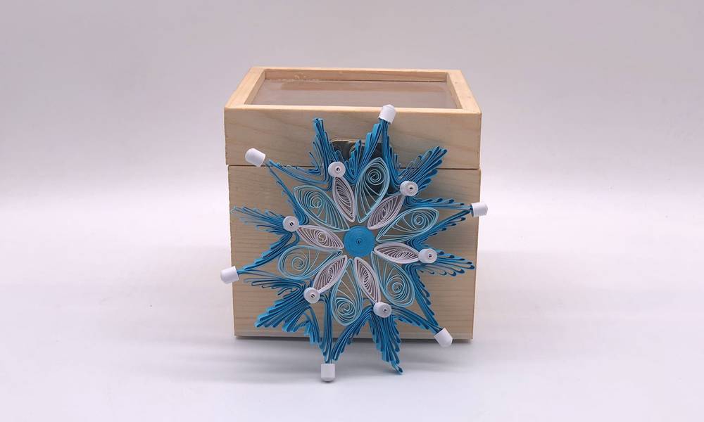 .../b>创意衍纸立体作品,...