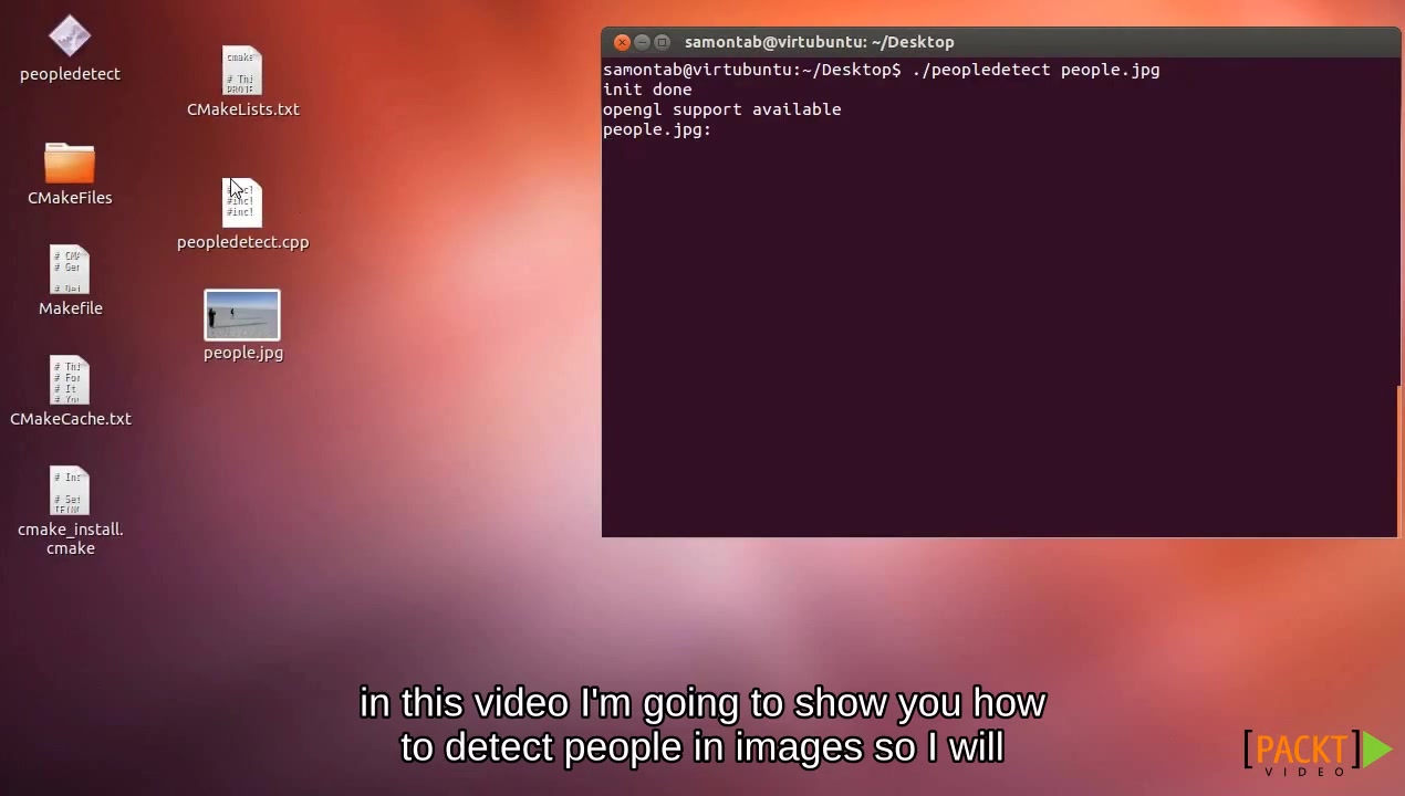 OpenCV教程:检测人物| packtpub.com(英文字幕)