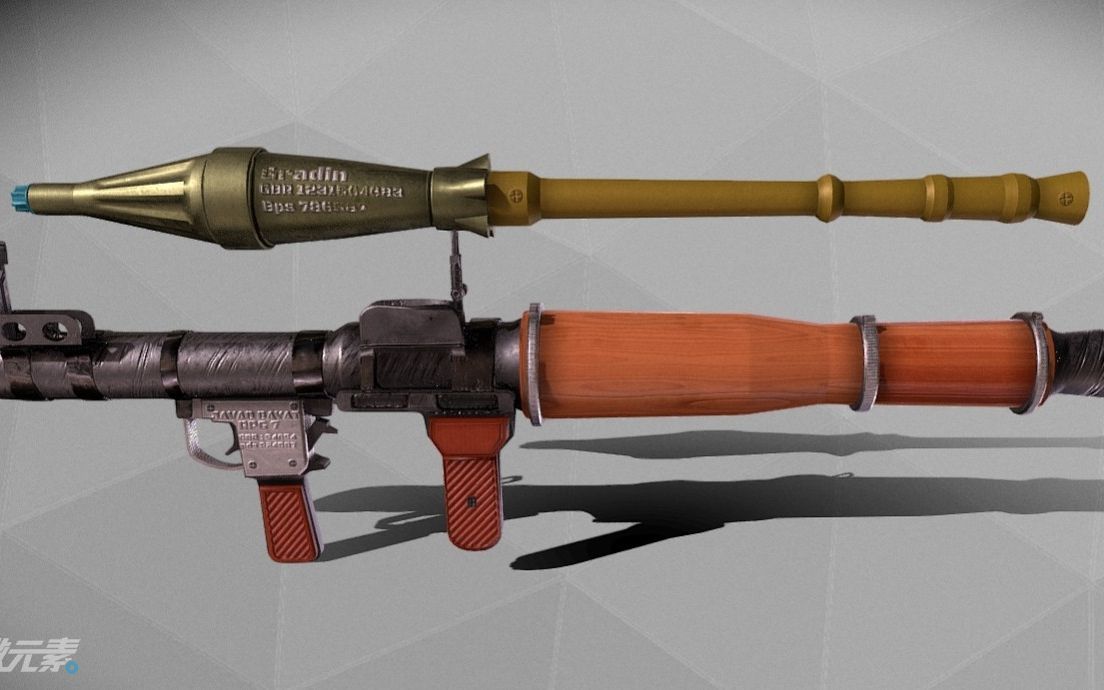 3DMAX制作火箭筒!基础建模案例教学