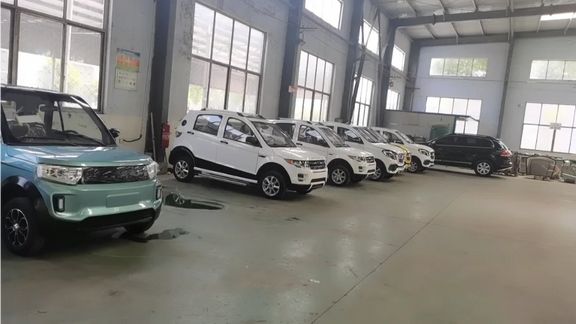 这里的电动车都可以出口,右舵驾驶,支持国货