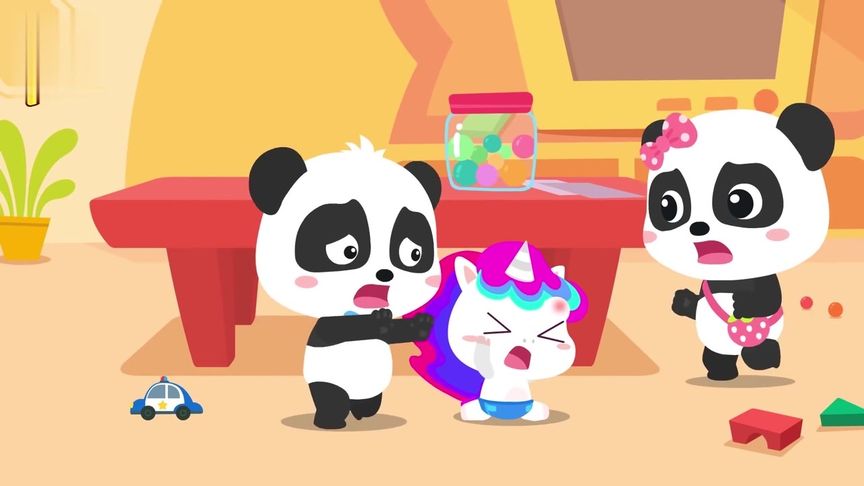 居家安全歌 最新安全教育儿歌童谣 好习慣卡通 桌角很危险