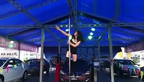 2011温州乐清别克车展 钢管舞 高清