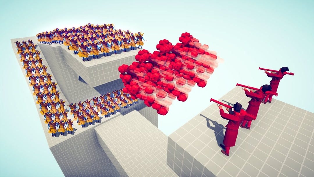 全面战争模拟器:三重奏苹果发射神vs部队之军,战斗力十足!