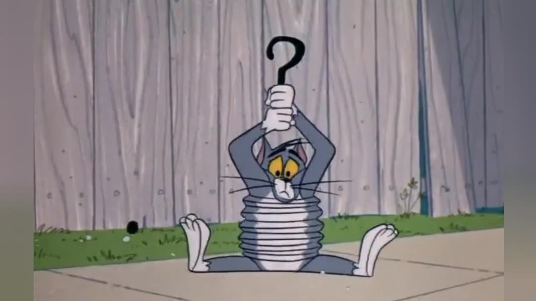 猫和老鼠搞笑动画汤姆猫把自己变成了弹簧搞笑高清正版视频在线观看