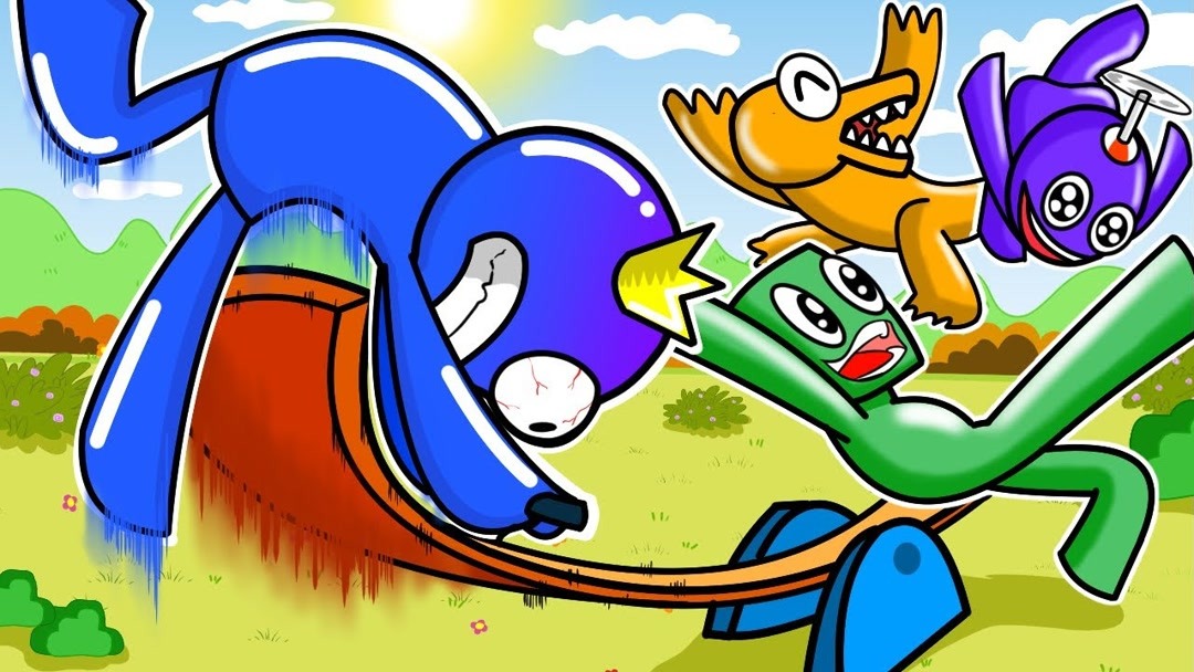 Roblox:滑梯秋千跷跷板,彩虹伙伴玩笑打闹嗨翻天!