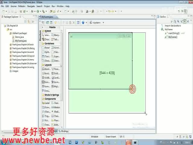 [Core.Java基础教程]_杨帆_14-8.WindowBuilder简介