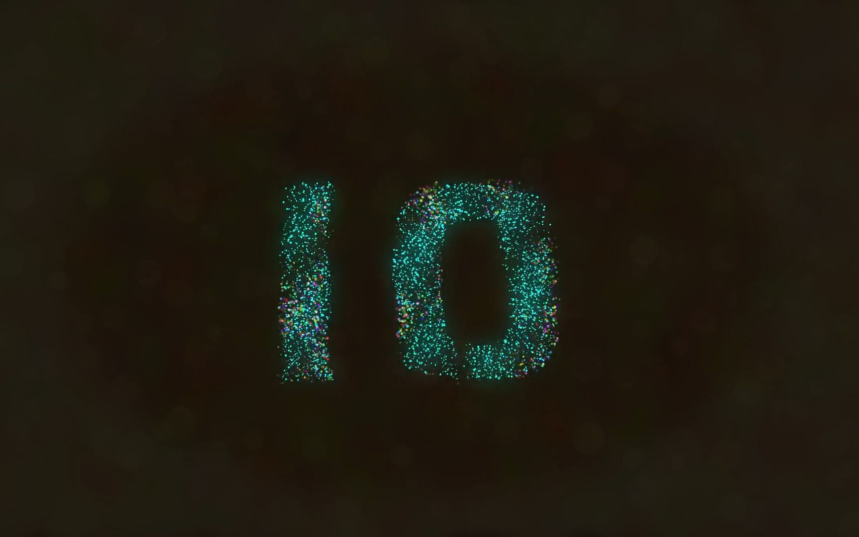 炫彩数字粒子倒计时【背景视频】