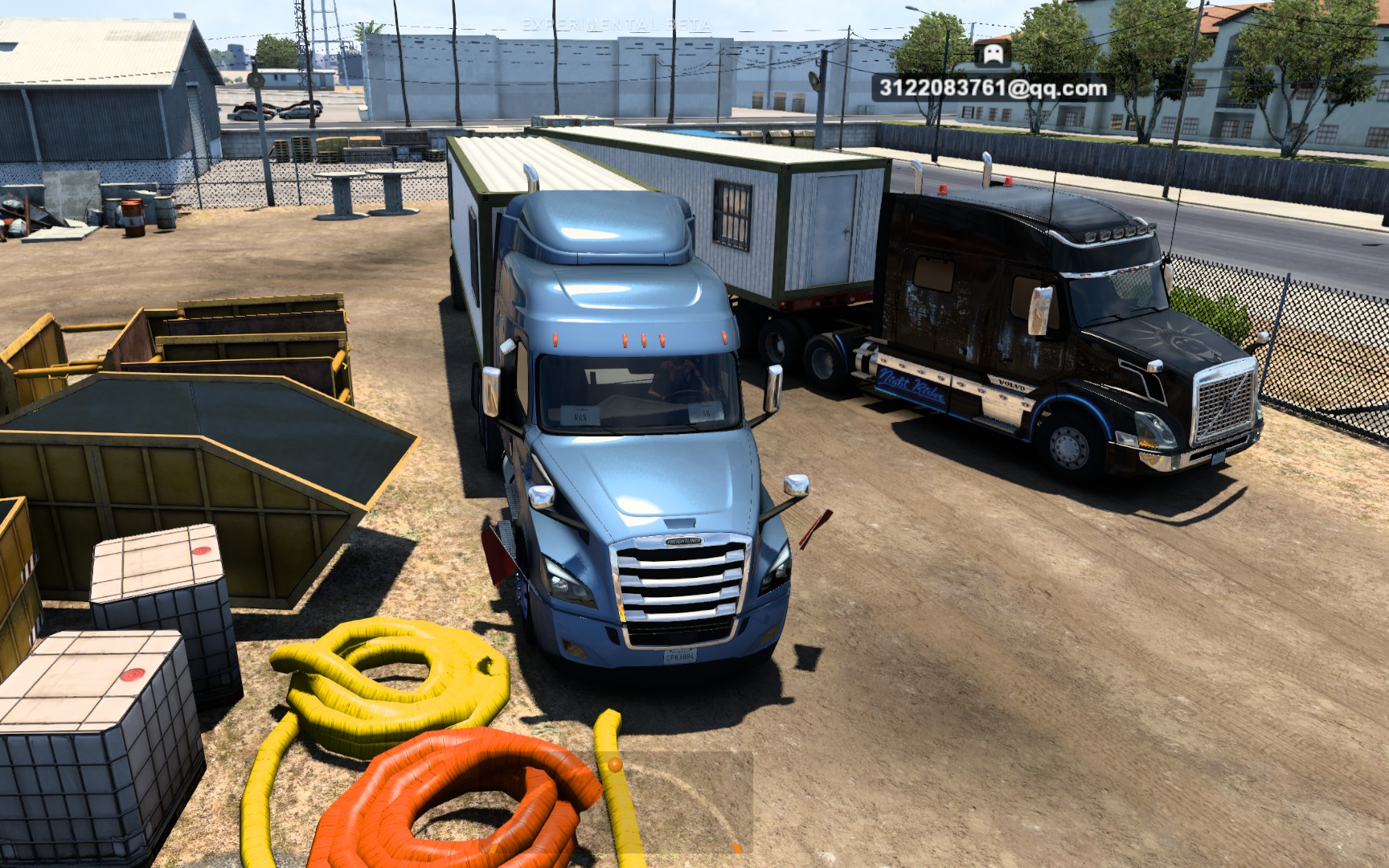 【美国卡车模拟】官方联机拉重载。