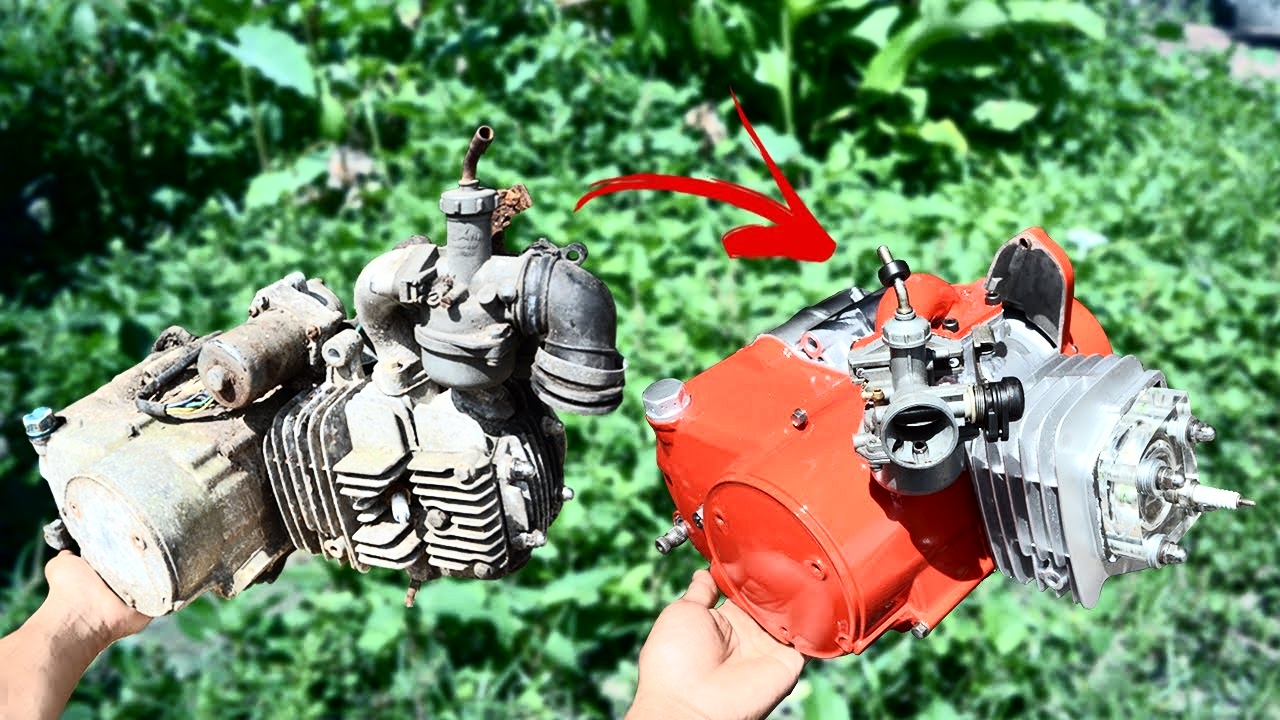 [搬] Lets Learn 我将4冲程变成2冲程发动机