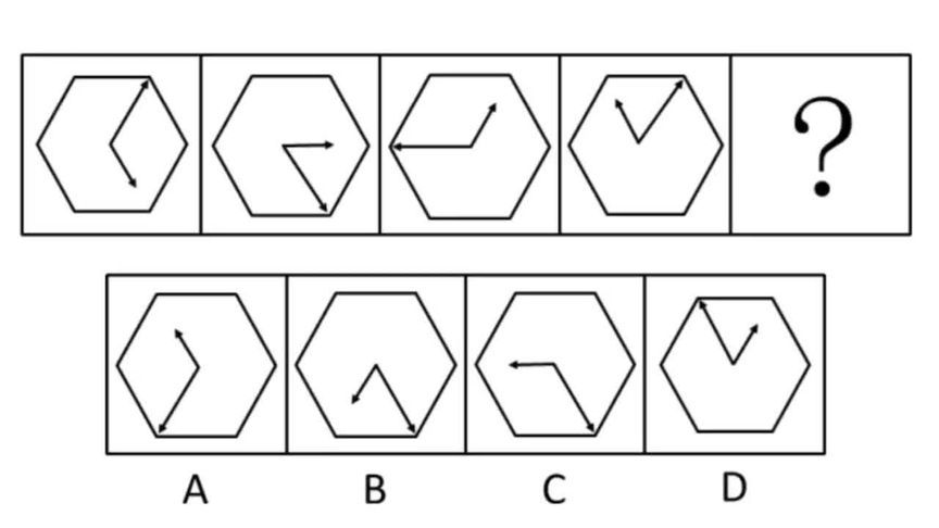 公务员图形推理:所给的是钟表时间,你不会去看每个是几点吧?