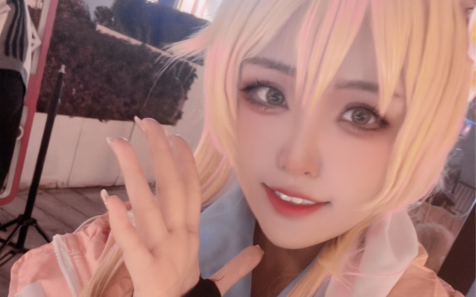 【原神cos】甜妹荧反季节出去拍素材被冻傻了