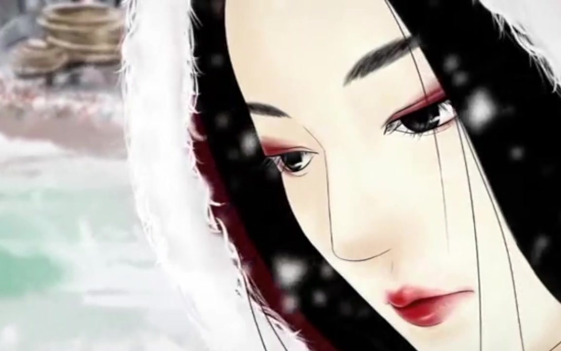 古风动画 美人画卷 青山常伴绿水燕雀已是南飞