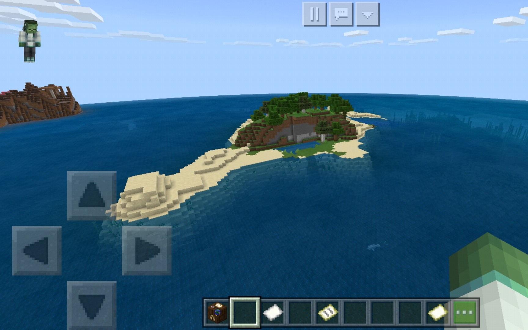 {手机版种子}在《我的世界》体验最精彩的海岛生存!出生岛旁还有超欧...