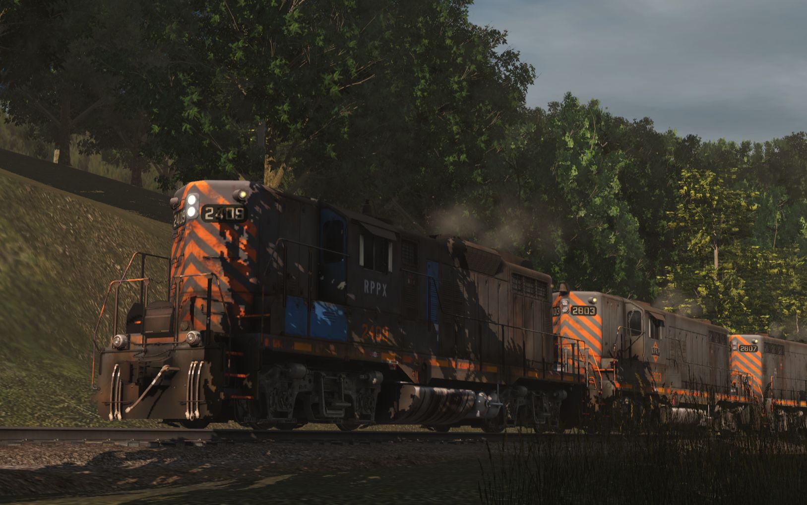 【实况模拟列车19】RPPX列车垮桥前去装货-煤炭国家