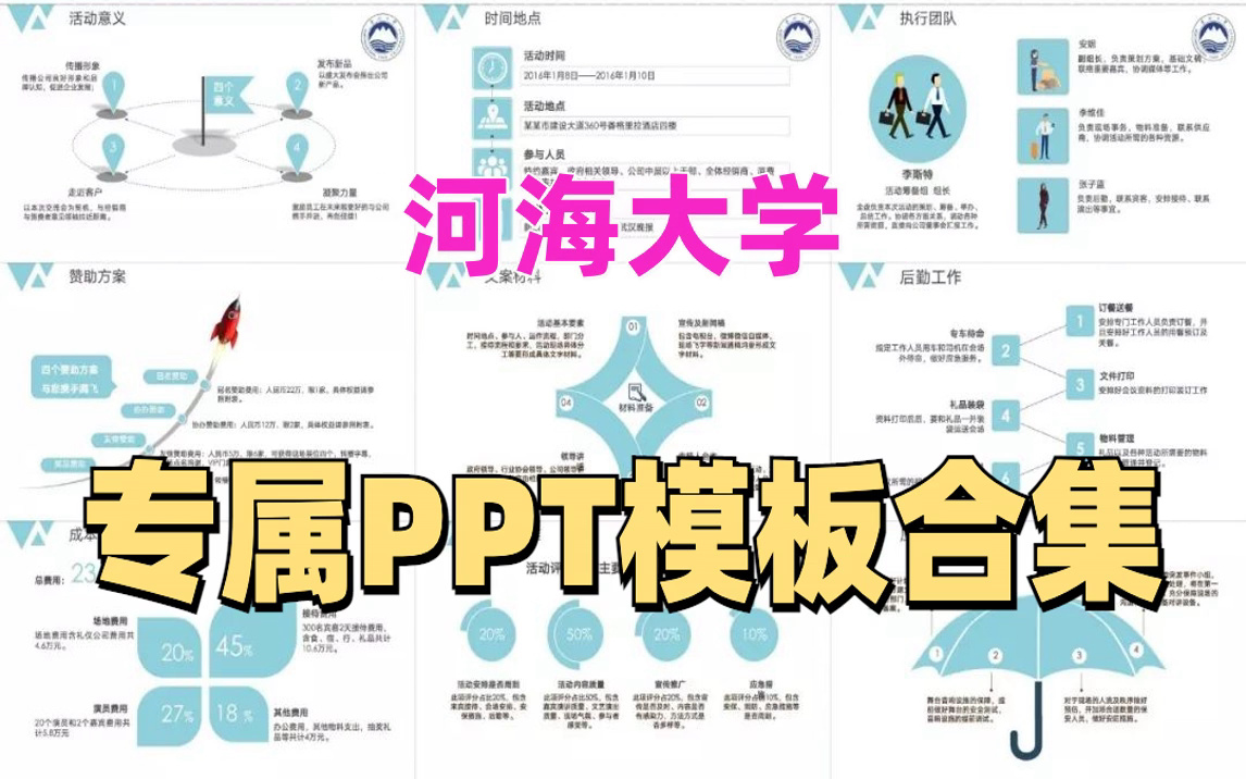 河海大学ppt模板帮你找好了,还不赶紧保存!