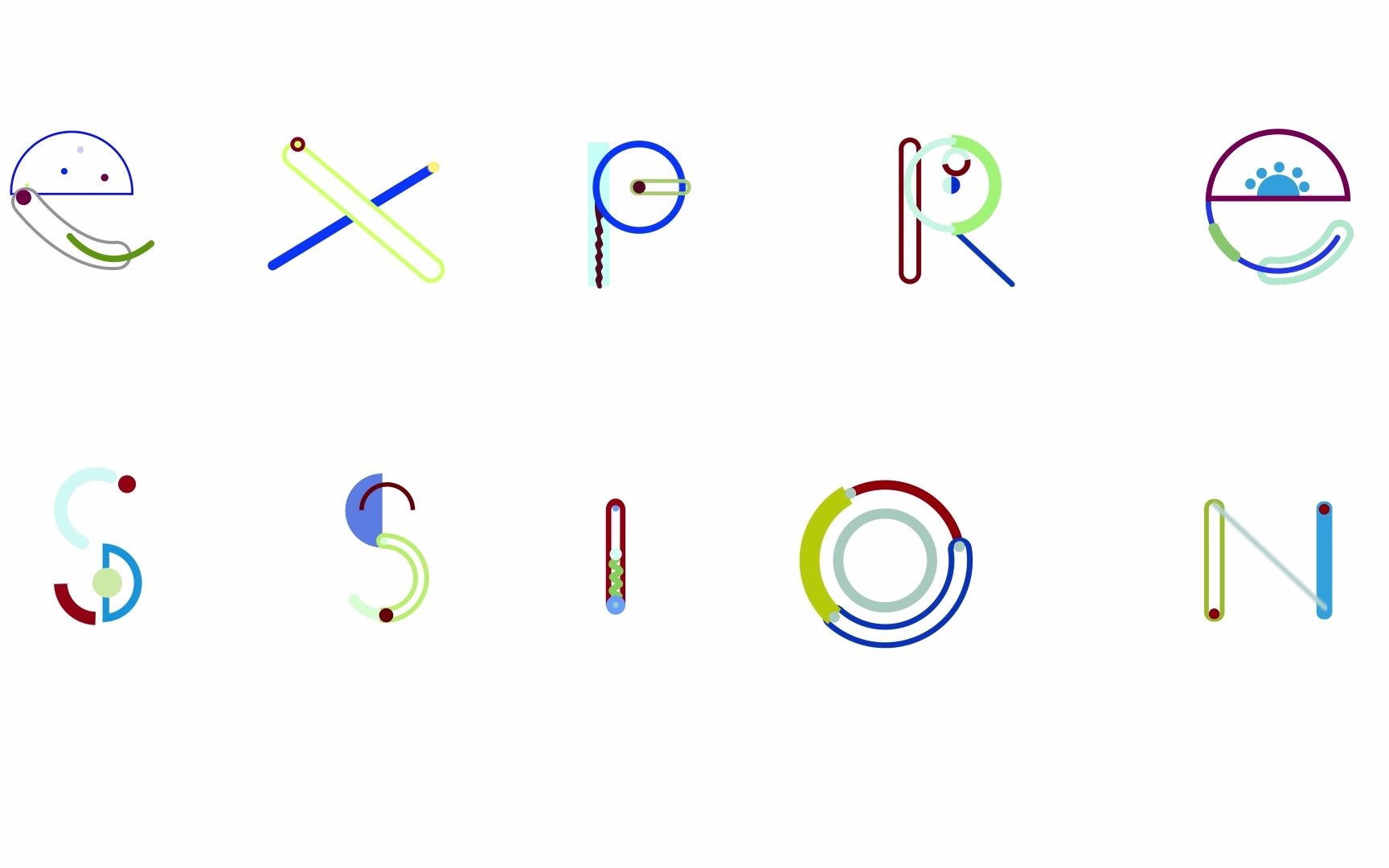 AE表达式 作MG动画,让“expression”每个字母拥有不同的动画