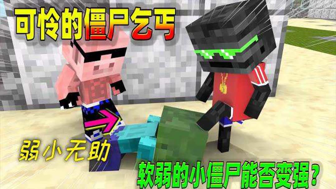 我的世界:悲伤故事,可怜的小僵尸会有人帮助他吗?