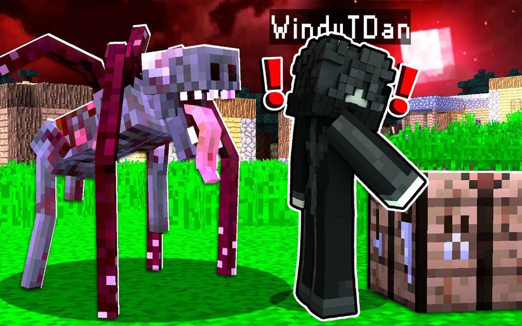 挑战不攻击任何生物通关MC! 史上最困难恶魔大逃杀生存! 我的世界