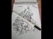 简笔画!牛人手绘动画片人物!画的真是太棒了!