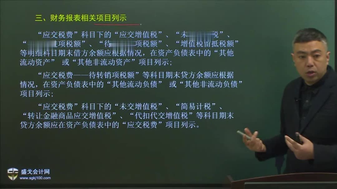 盛戈: 最新增值税会计处理新政解读四