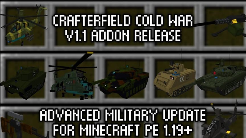 我的世界:战争前线V1.1模组介绍/飞机/战斗机/坦克/3D枪械/炮塔