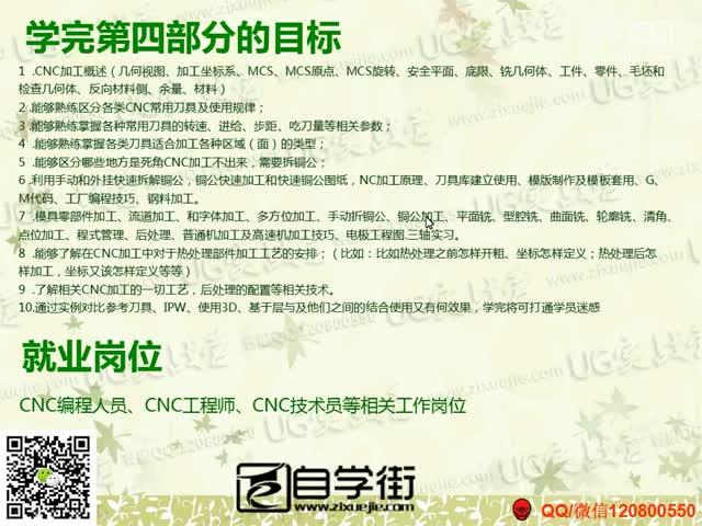 UG实战营 UG10.0全套视频教程