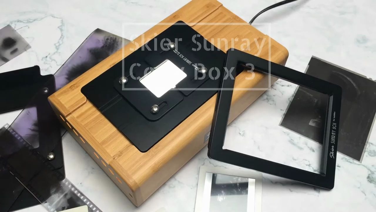 台湾制第三代底片胶卷幻灯片翻拍灯箱三挡调节10倍速度转档