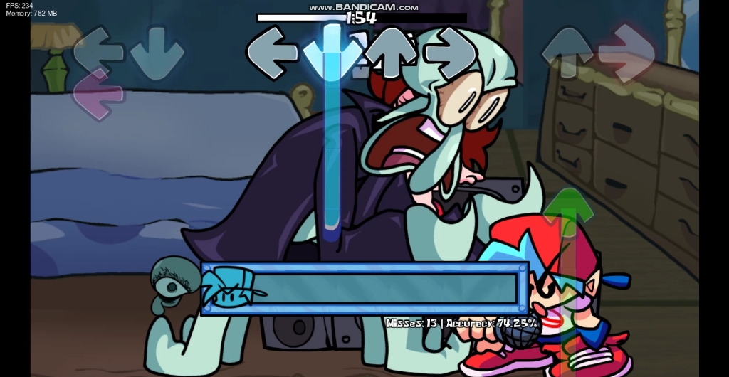 FNF深红模糊的早晨又一次惨遭泄露