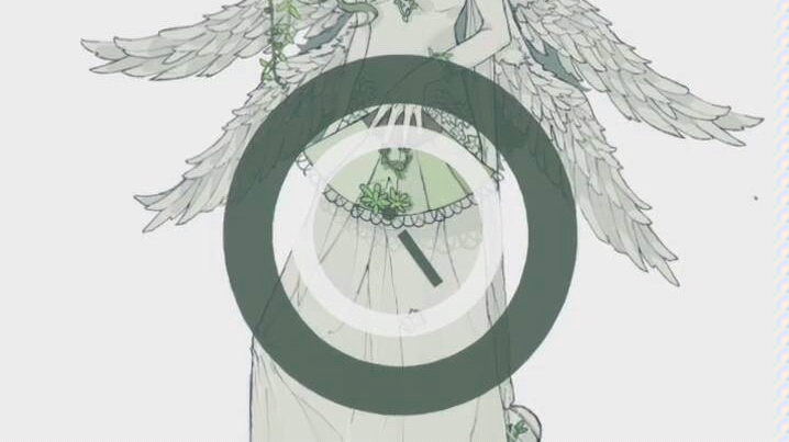 【画世界】徒手线稿过程