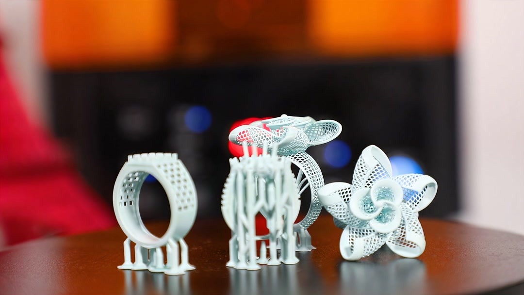 珠宝白蜡3d打印机,含蜡量高,铸造倒模更容易