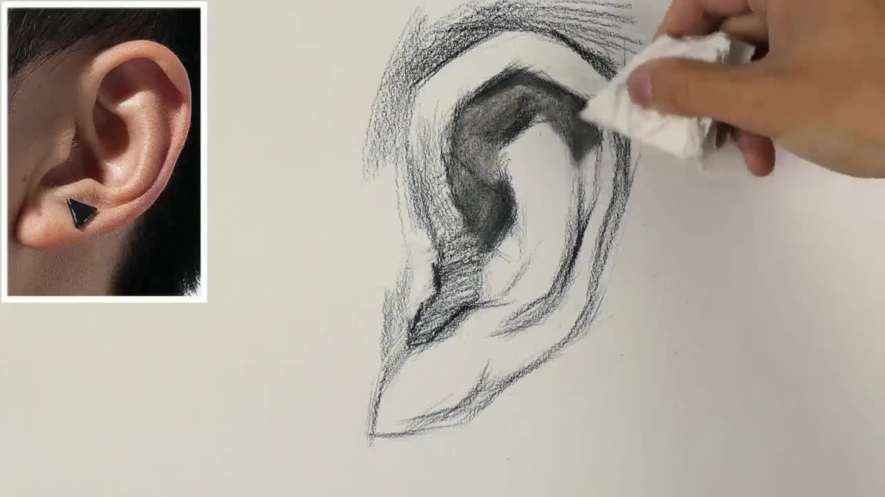素描人像眼睛不会画?看这里!最详细的五官之眼睛画法步骤