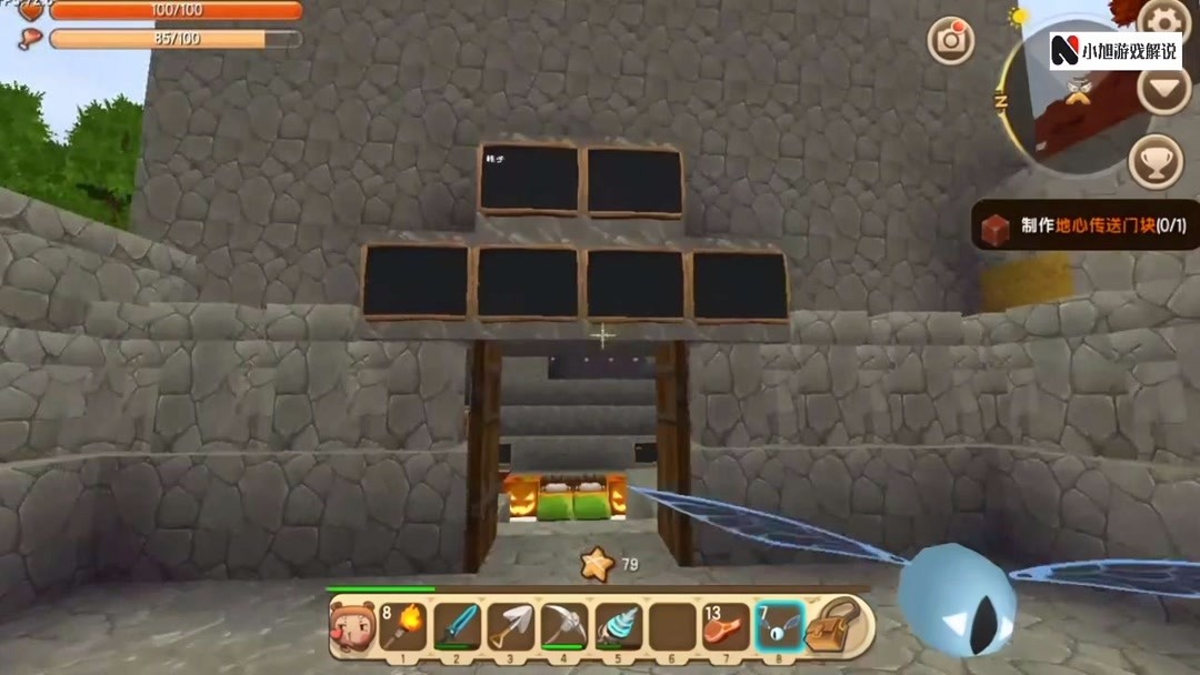 迷你世界:一下子就做了这么多的地心门框,你是怎么办到的呢?