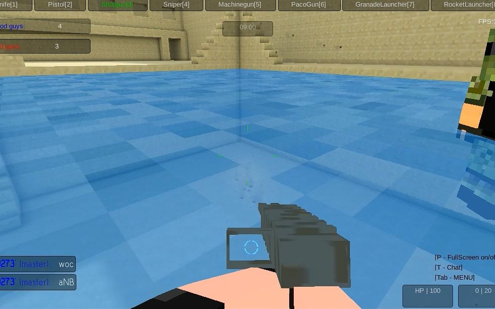 我的世界cs精简版:和9273单挑。