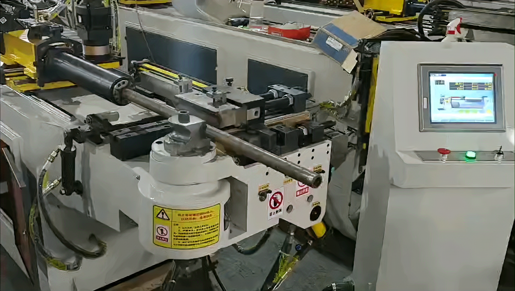 全自动弯管机视频,数控钢管折弯机视频