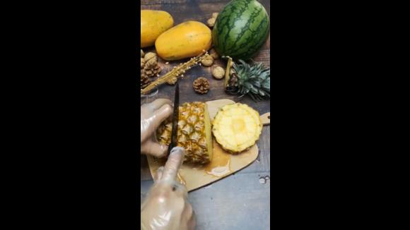 凤梨ߍ�怎么的切才完美?